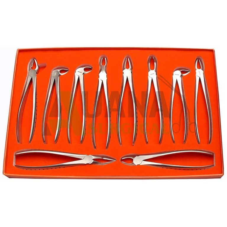 Extracting Forceps Set of 10 Pieces Archives - Dental Instruments ...